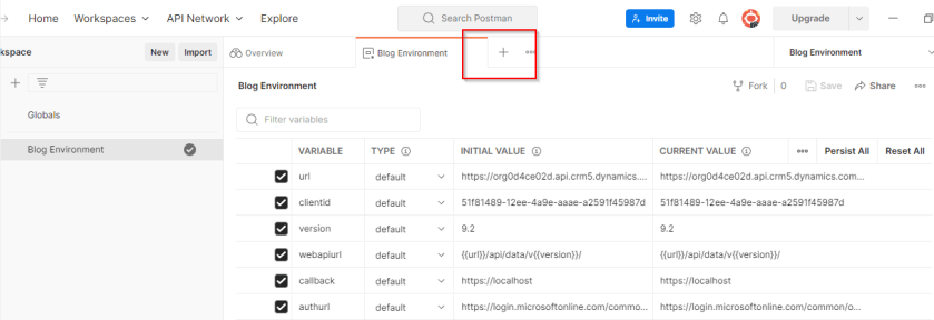Setting up Postman Environment to test the Dataverse API’s – Quick Tip ...
