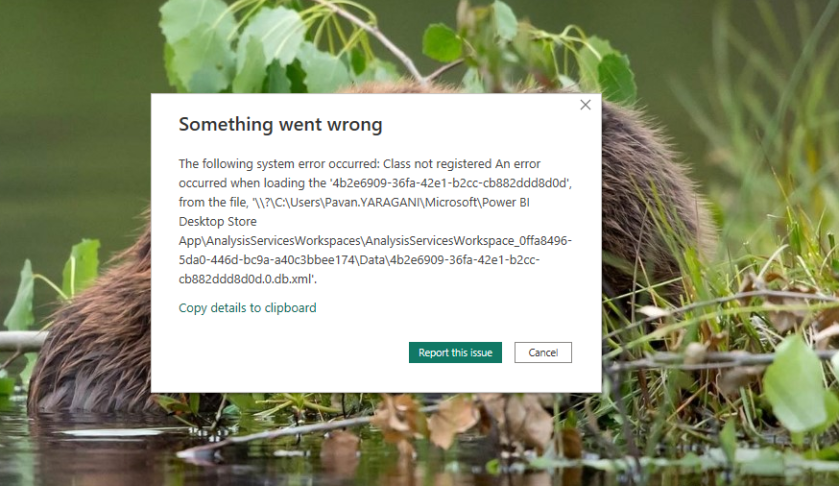 Class not registered error in power bi – ECELLORS CRM Blog