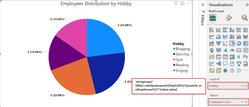 Showing multiselect option set from Model Driven Apps in Power BI ...