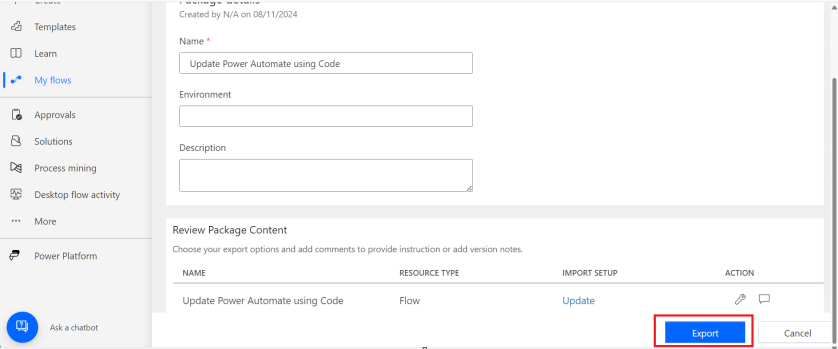 Update Power Automate Flow from Code – Quick Review – ECELLORS CRM Blog