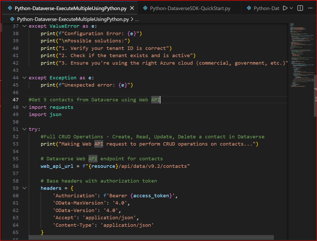 Python + Dataverse Series – How to run Python Code in Vs Code ...